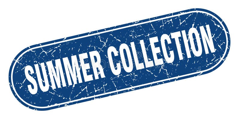 Summer Collection Sign. Summer Collection Grunge Stamp Stock Vector ...