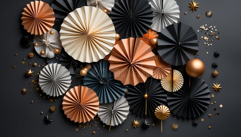 Summer Collection Vibrant Nature Symbol in Modern Abstract Design ...