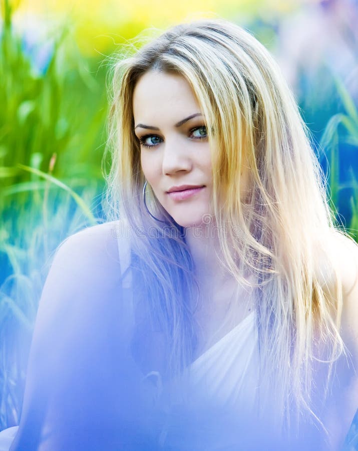 Summer beauty stock image. Image of beautiful, portrait - 14890113
