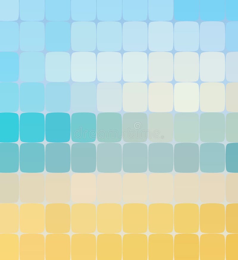 Summer Color Mosaic Background. Vector Stock Vector - Illustration of ...