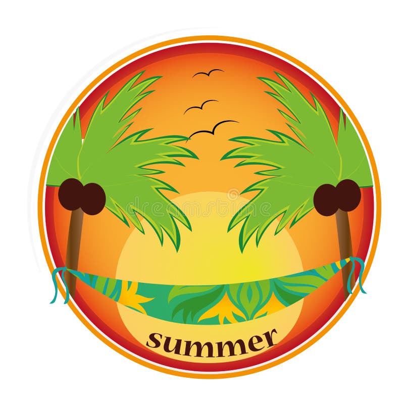 Summer stock vector. Illustration of natural, editable - 36593803