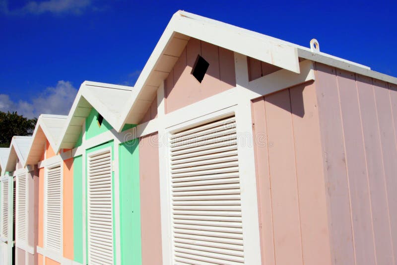 Summer Colorful Beach Huts Picture. Image: 5628944