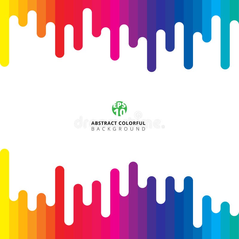 Colorful Striped Pattern. Wavy Stylish Abstract Background Stock ...