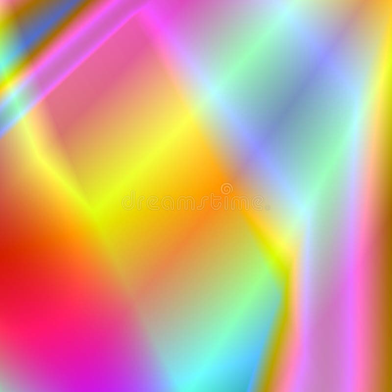 Summer Colorful Sun Rays Art Illustration Backdrop Stock Illustration ...