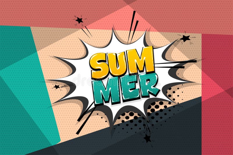 Hello June Comic Text Pop Art Colored Bubble Stock Vector ...