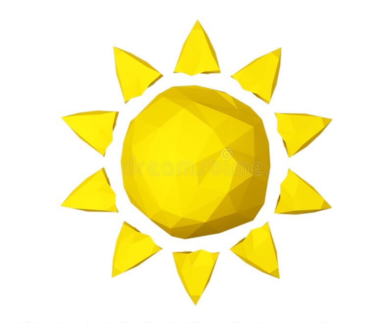 Polygons Sun Stock Illustrations – 611 Polygons Sun Stock Illustrations ...