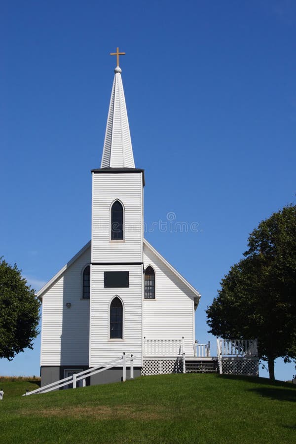 Country Church Summertime stock photo. Image of christian - 2560636