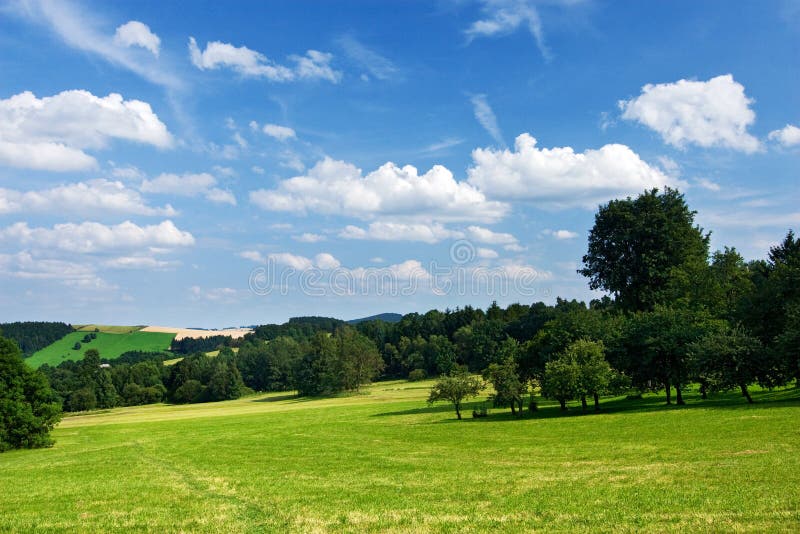 Summer countryside stock photo. Image of summer, grass - 10956670