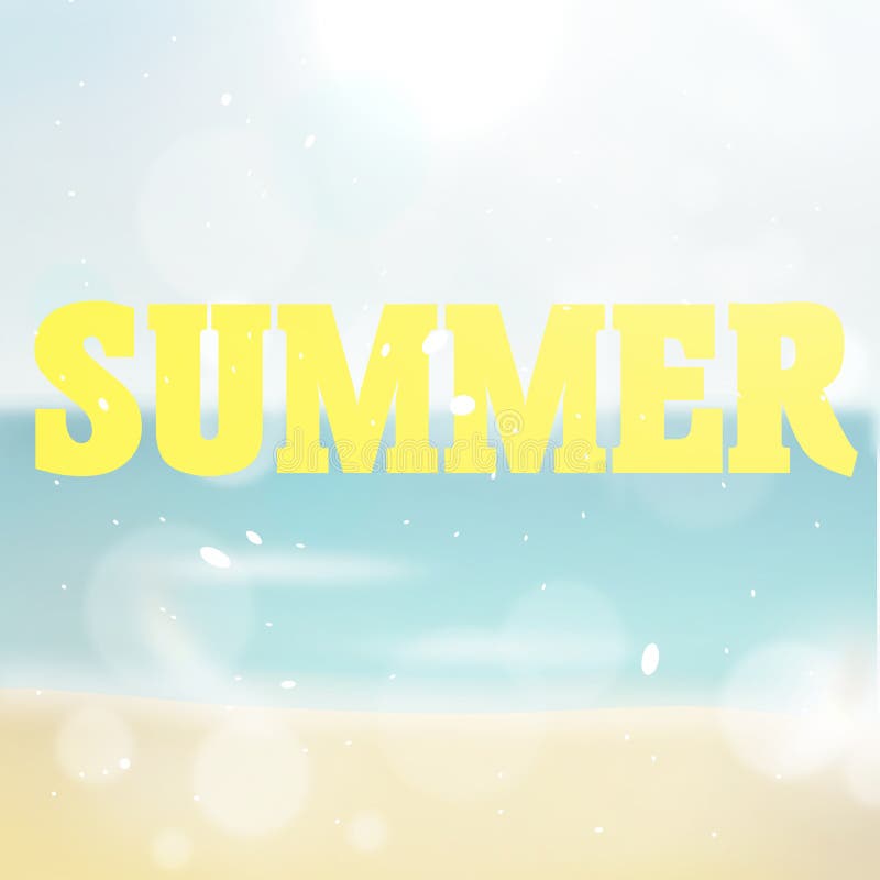 Summer stock illustration. Illustration of horizon, design - 41078826