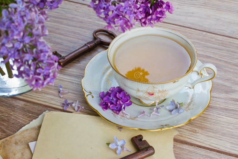 Summer tea time stock image. Image of message, breakfast - 34542293