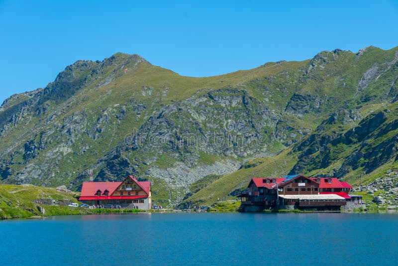 Summer Day at Balea Lake in Romania Stock Image - Image of valley ...