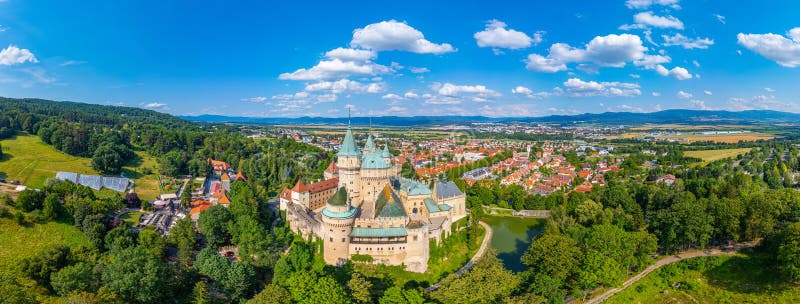 Summer Day at Bojnice Castle in Slovakia Stock Photo - Image of chateau ...