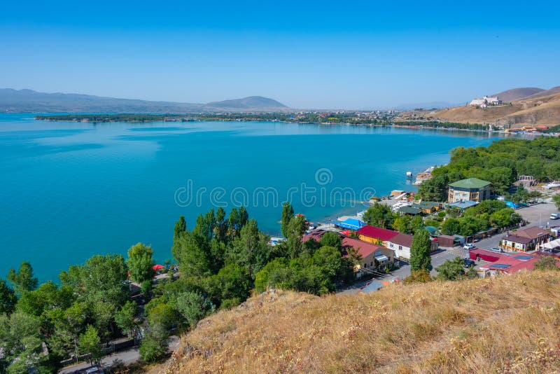 Summer Day at Sevan Lake in Armenia Stock Image - Image of vacation ...