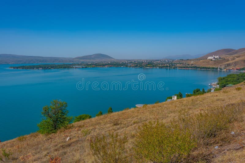 Summer Day at Sevan Lake in Armenia Stock Image - Image of caucasian ...