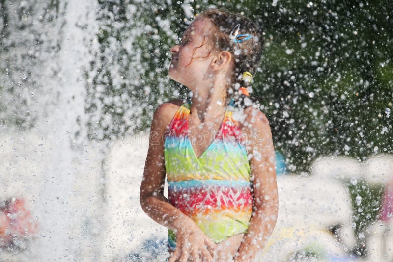 Summer Day at the Swimming Pool. Stock Image - Image of people ...