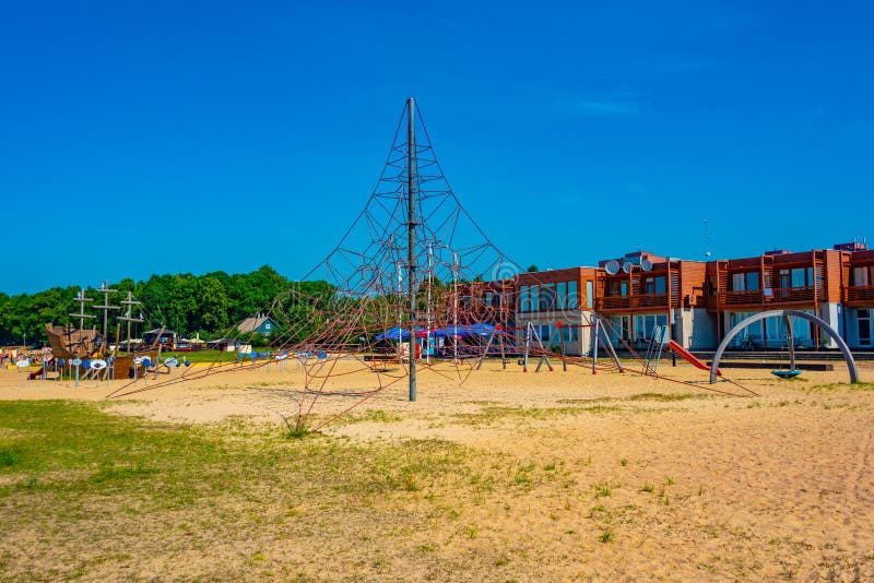 Summer Day at Tamula Beach at Voru in Estonia Stock Photo - Image of ...