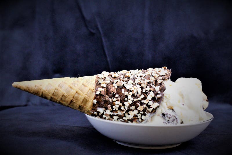 Summer delight stock photo. Image of nuts, milk, bowl - 94543174