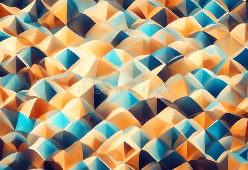 Summer Design Geometric Poster Abstract Palm Leaf Tree Triangle Graphic ...