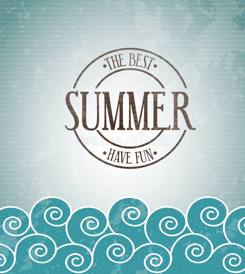 Summer design stock vector. Illustration of wallpaper - 42562167