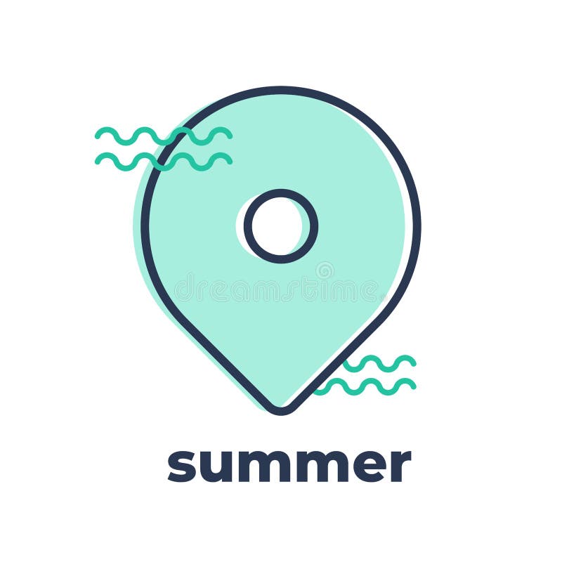 Summer Destination for Summer Beach Holiday in the Seashore with ...