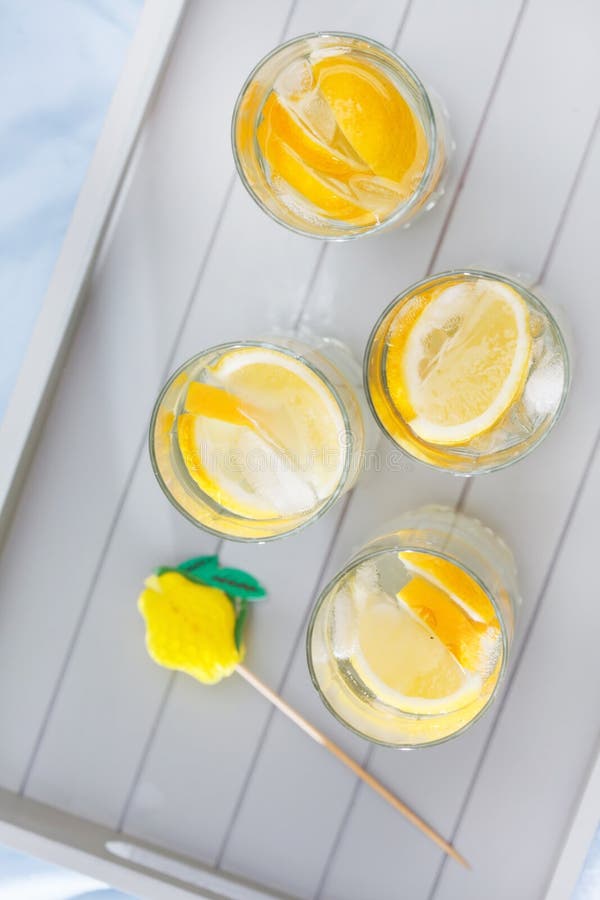 Summer drink stock image. Image of cold, slice, citron - 29497709