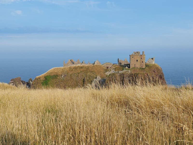 Dunnottar Castle, Scotland stock image. Image of scottish - 255128235