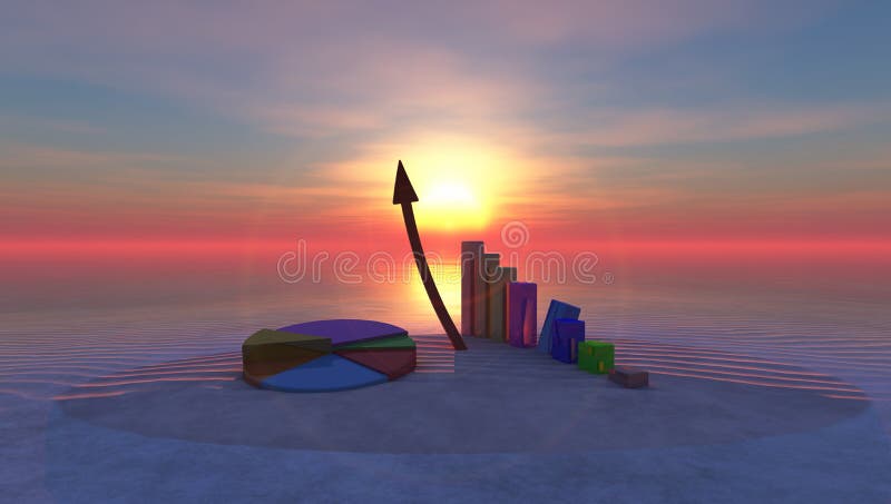 Summer economy stock illustration. Illustration of collection - 45567198