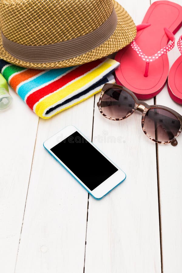 Summer essentials stock photo. Image of holiday, planning - 57274542