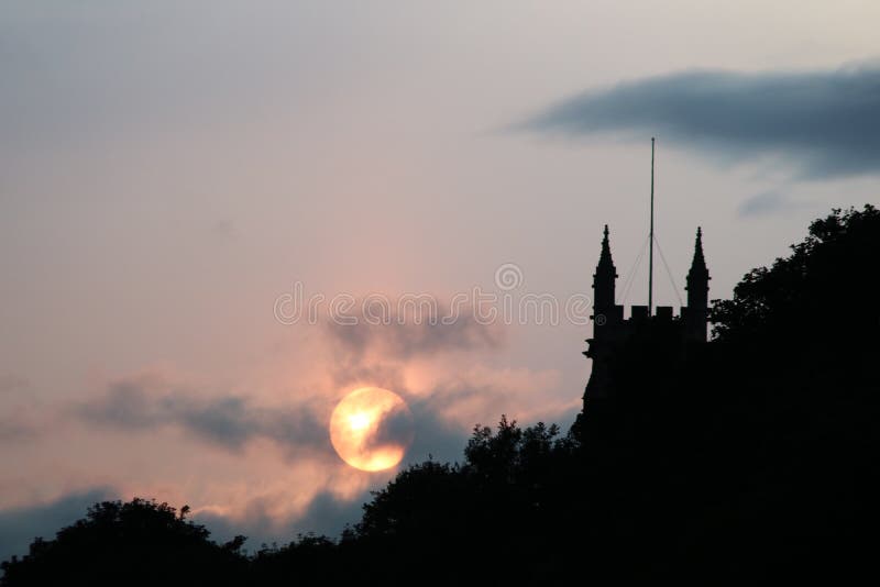 Summer evenings end stock image. Image of bits, light - 122571209