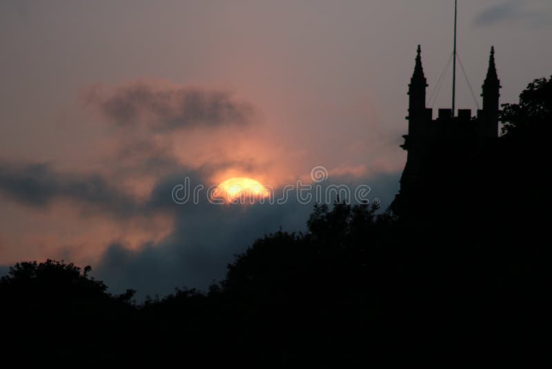 Summer evenings end stock image. Image of bits, light - 122571209