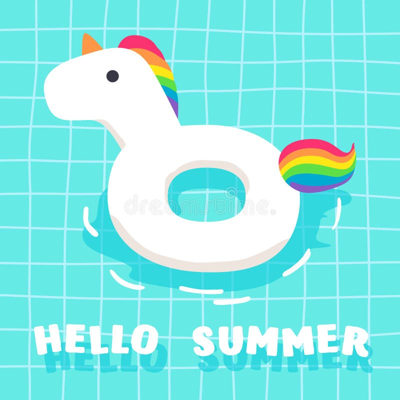 Set of Cute Summer Holiday Doodle Vector Illustration Stock Vector ...