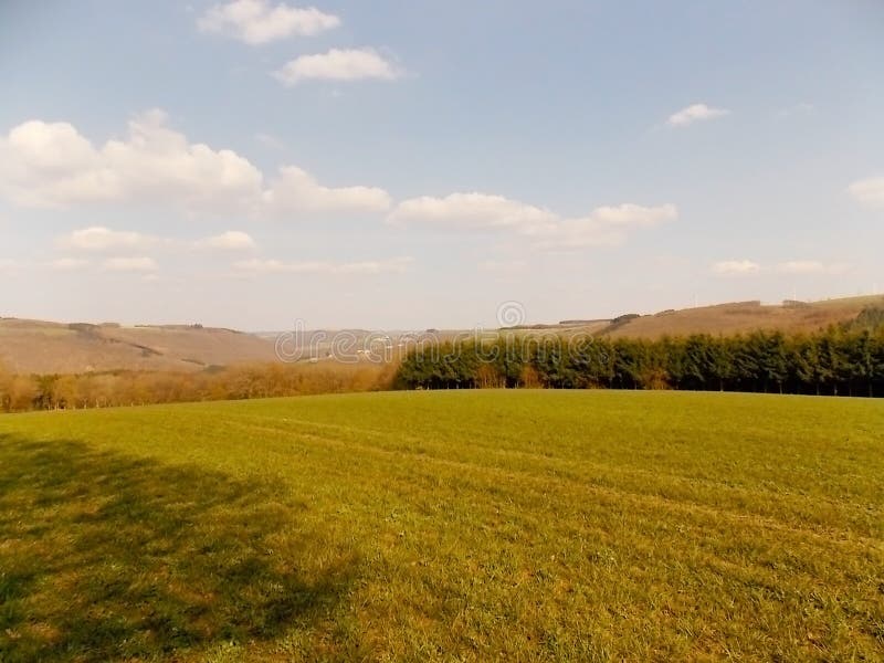Summer Farm in Luxembourg, Europe Stock Image - Image of tree, land ...