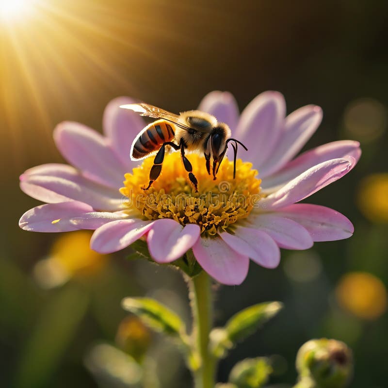 Summer Feeling with Sun Rise Stock Illustration - Illustration of ...