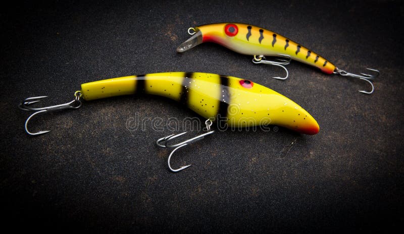 Summer Fishing Plastic Bait Fish Stock Photo - Image of metal, hobby ...
