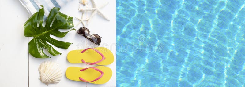 Summer flat lay scenery stock photo. Image of holiday - 151240306