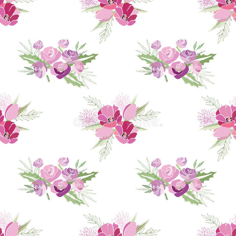 Summer flower composition stock illustration. Illustration of blossom ...