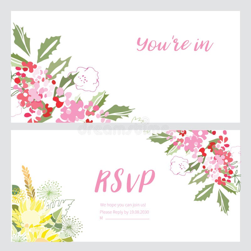 Summer flower composition stock vector. Illustration of spring - 90473333