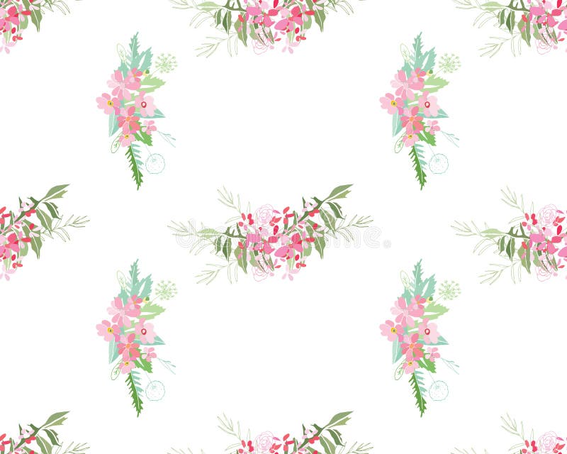 Summer flower composition stock vector. Illustration of spring - 115375106