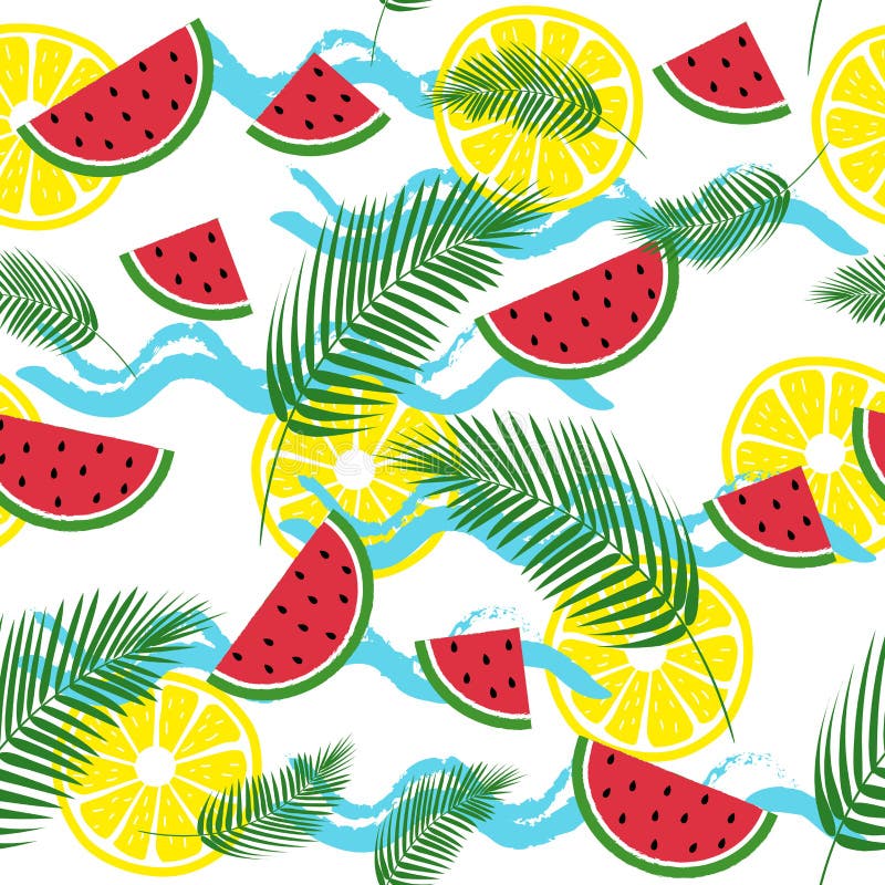 Summer fresh pattern stock vector. Illustration of ripe - 92952041