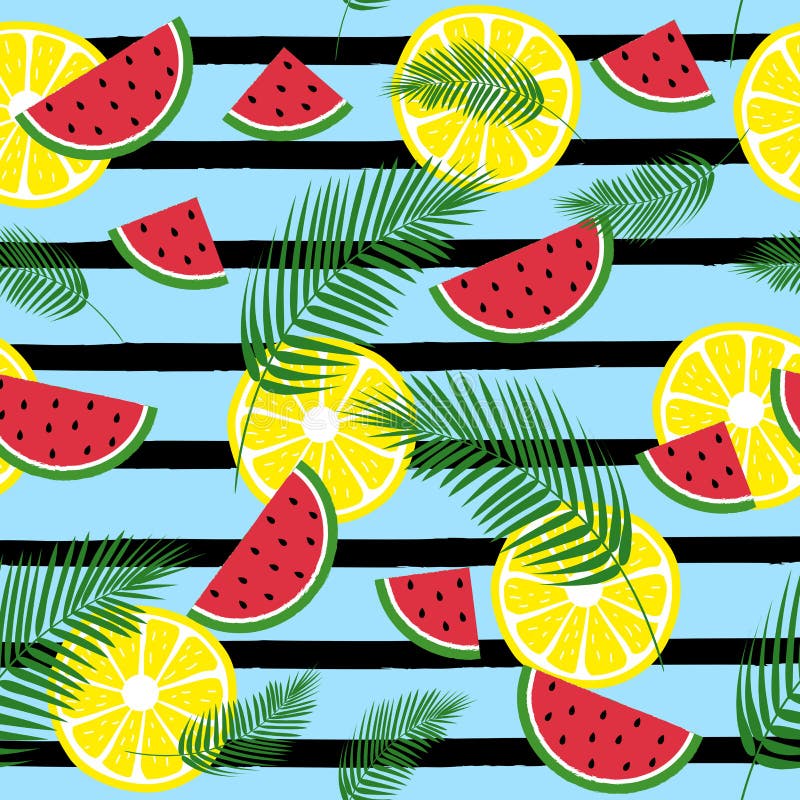 Summer fresh pattern stock vector. Illustration of design - 92952100