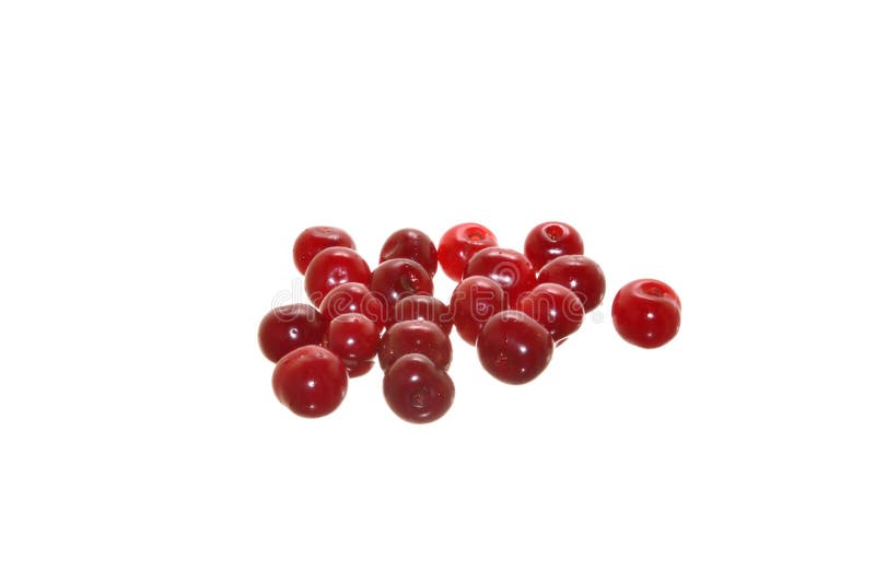 Summer Fruit Isolated on White Background Stock Image - Image of ...