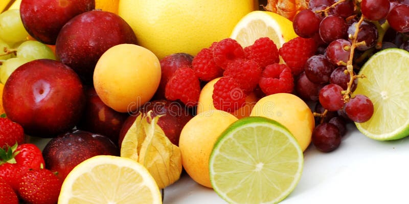 Summer fruits stock photo. Image of diet, lime, picnic - 5677226