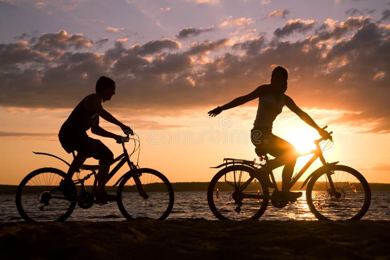 Summer fun stock photo. Image of male, people, bicycle - 10310702