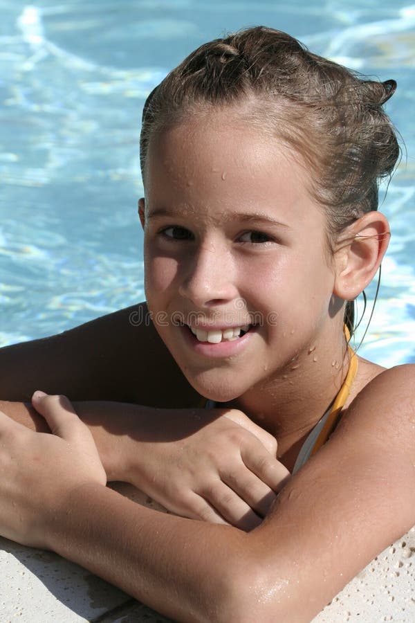 Summer fun stock photo. Image of female, pool, sport, young - 1643706