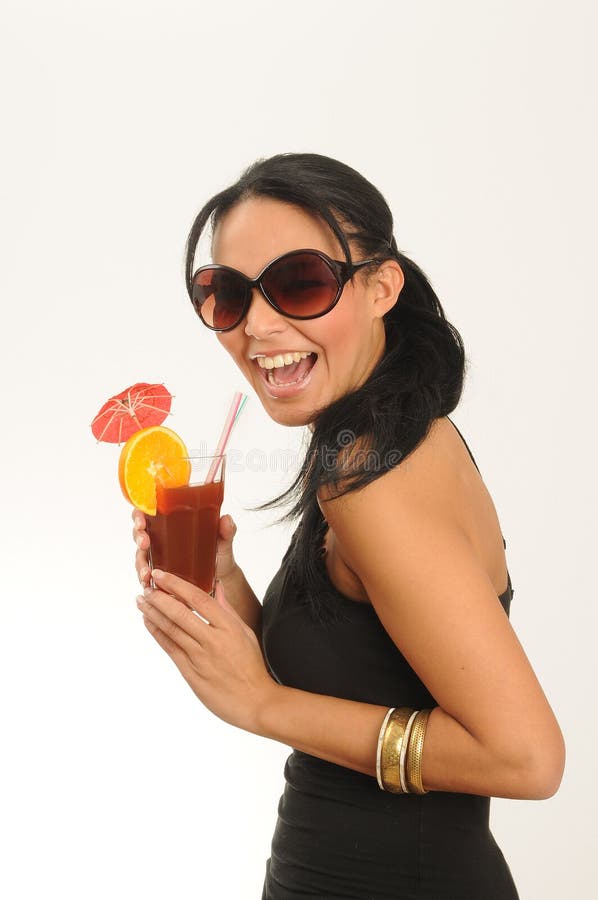Summer fun stock photo. Image of cocktail, fruit, laughing - 7522500