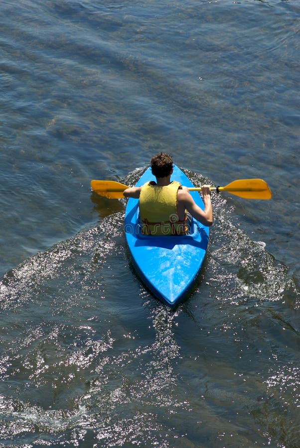 Summer is fun stock image. Image of alone, summer, paddle - 993999