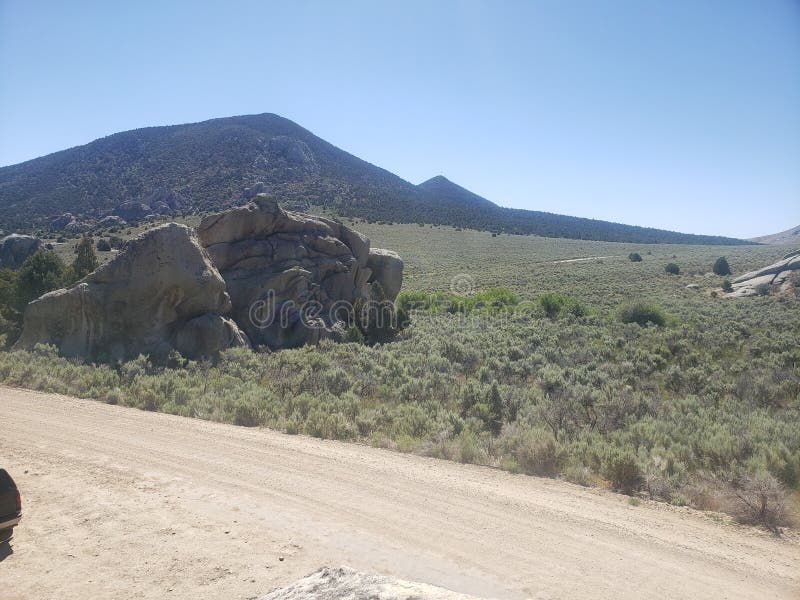 Rock Formations Summer Fun and Adventure Hiking Trails Stock Image ...