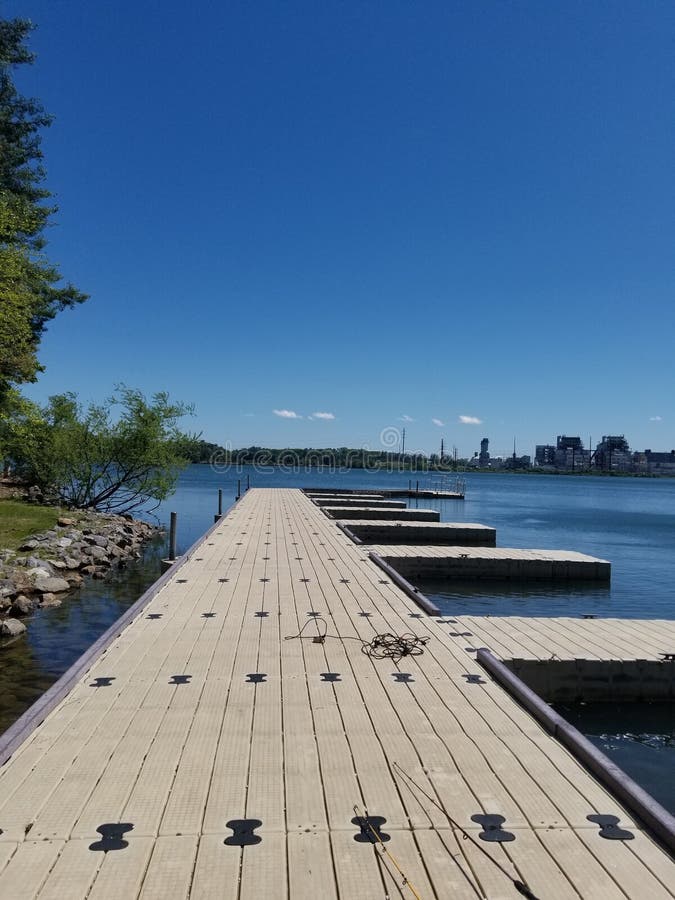 Summer Fun on the Boardwalk Stock Image - Image of boardwalk, lake ...