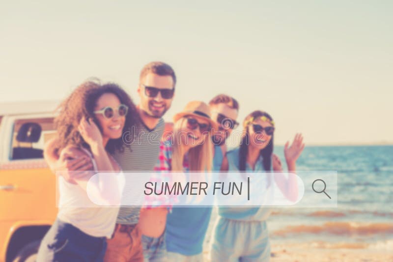 Summer fun. stock image. Image of effect, friendship - 58415729