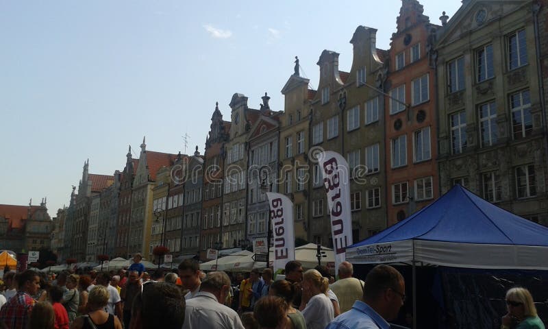 Gdansk in Poland editorial stock photo. Image of city - 108168413